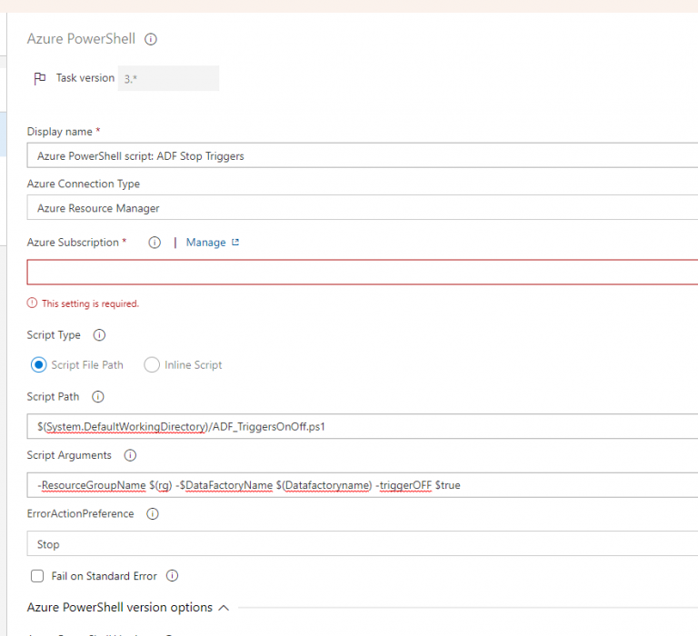 Stop and Start ADF triggers with Azure DevOps Deployment Pipeline – TheAzWay | Advanced Azure ...